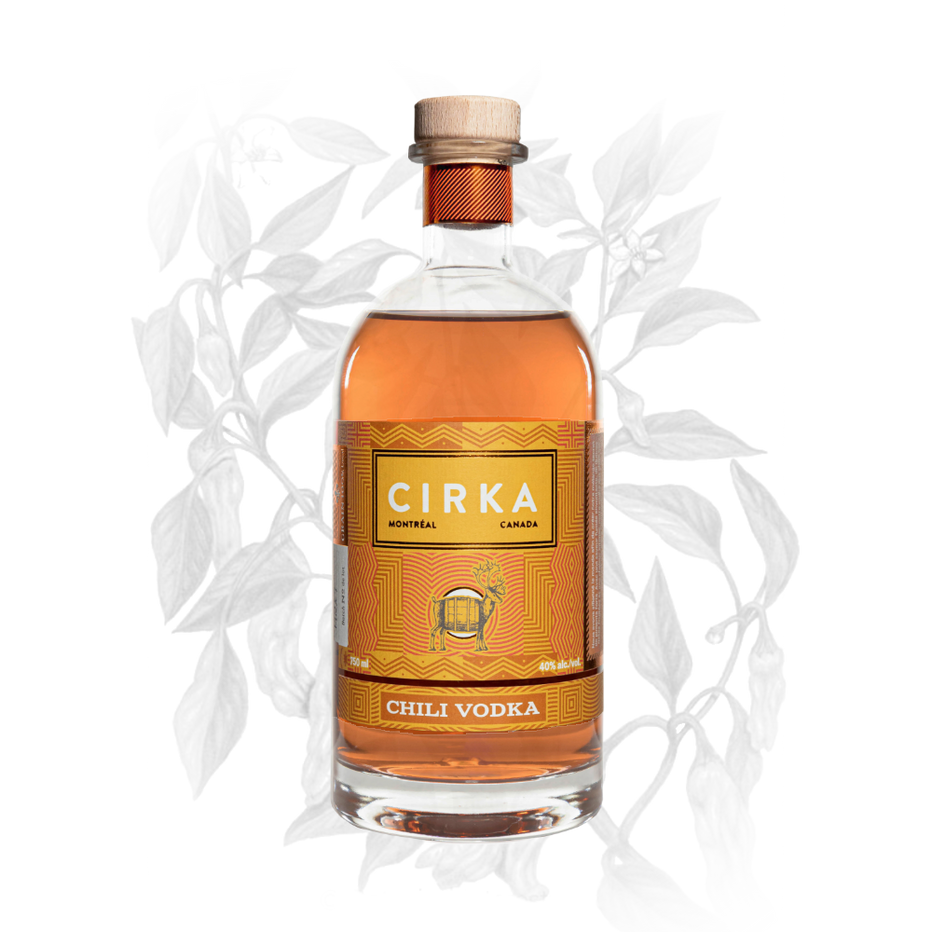 Chili Vodka – Spicy Québec Craft Vodka | CIRKA Distilleries